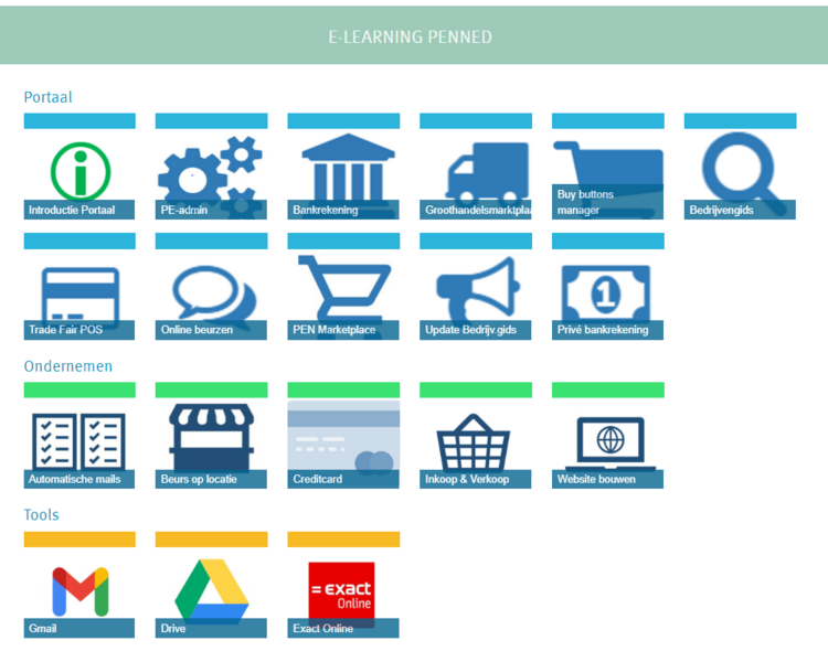 E-learning omgeving geopend! - PenNed